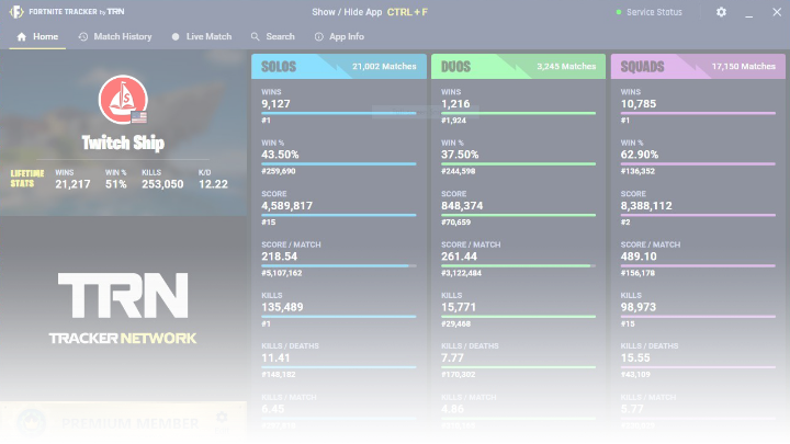 Fortnite Tracker App - Fortnite Tracker