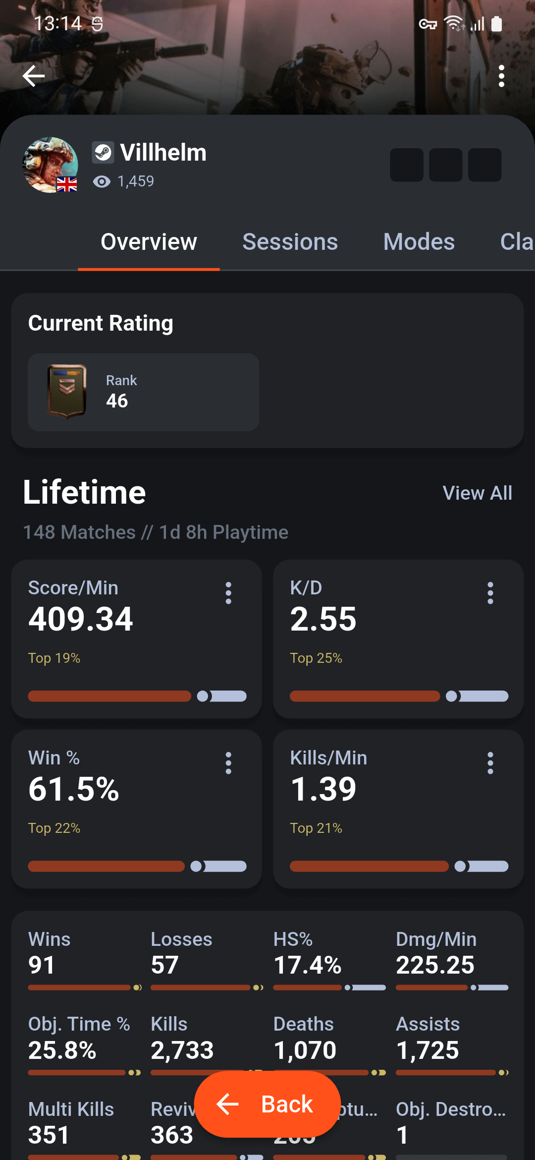 Battlefield 6 TRN Mobile App - Battlefield 6 Tracker