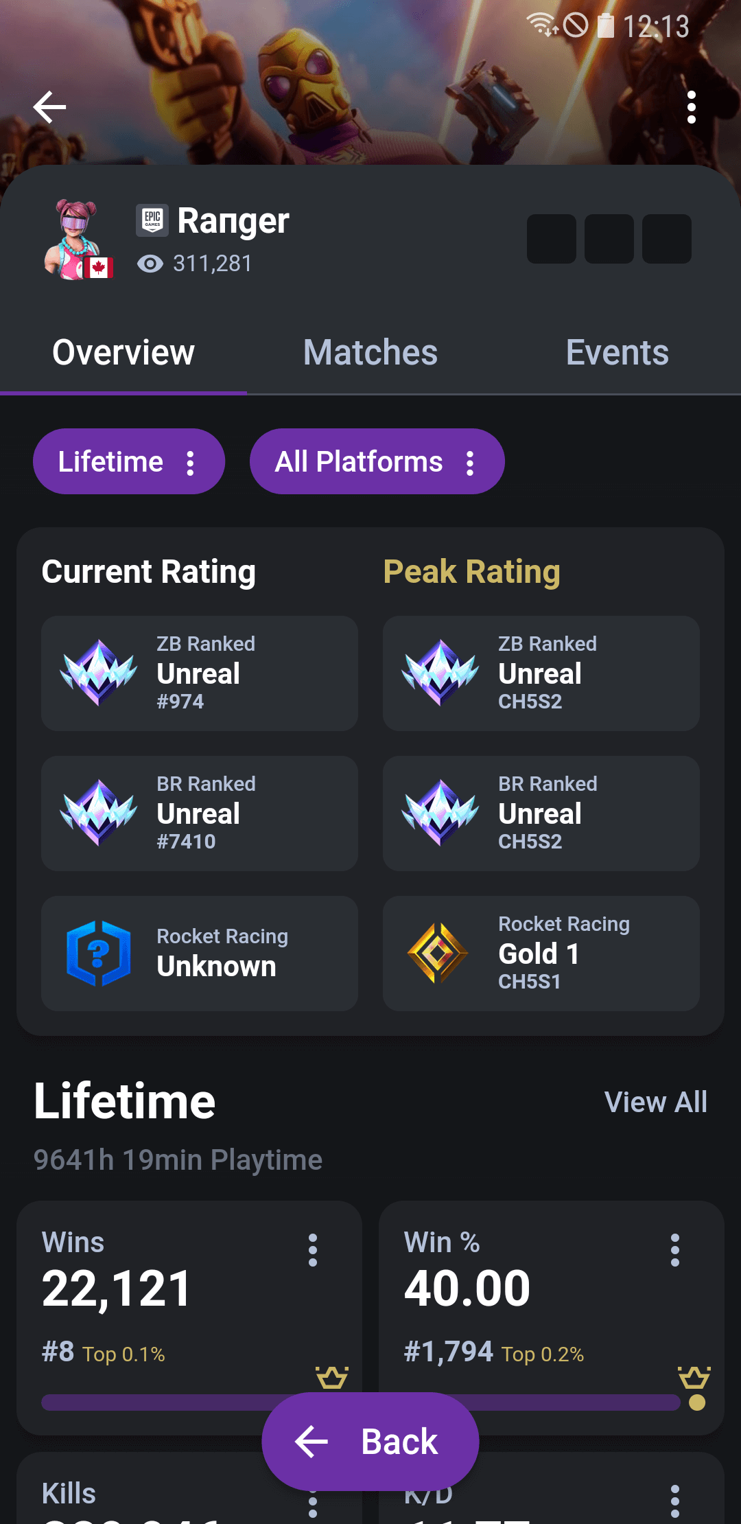 Fortnite TRN Mobile App - Fortnite Tracker