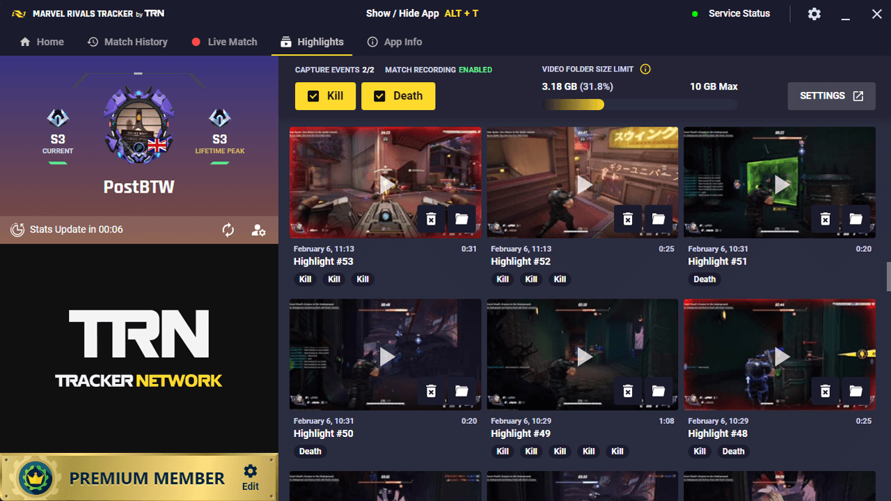 Marvel Rivals Tracker App - Marvel Rivals Tracker