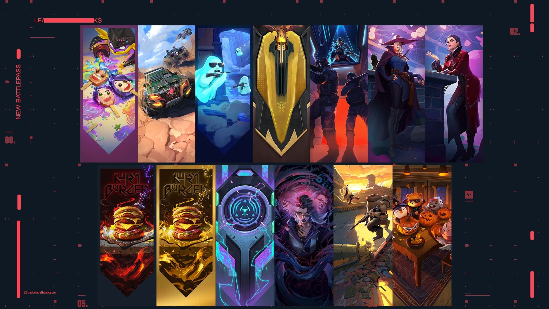 VALORANT Episode 9 Act 3 Battlepass: Skins, Cards, Gun Buddies and ...